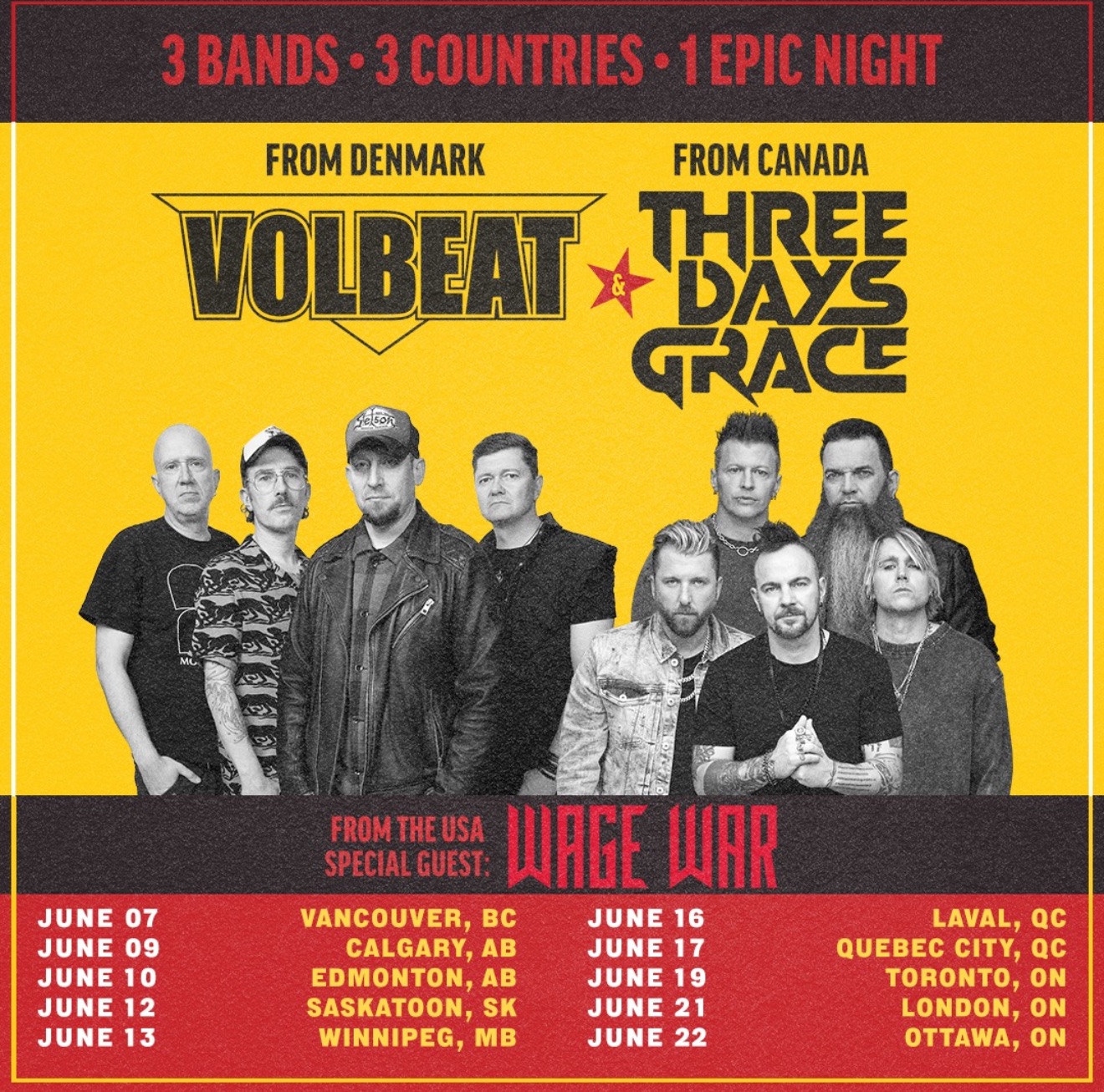 Volbeat Tour 2025 – HappyLightGuy